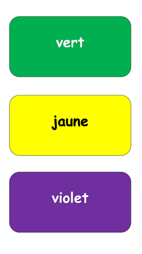 French Colours | Teaching Resources