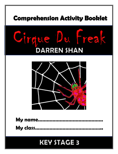 Cirque Du Freak Comprehension Activities Booklet! | Teaching Resources