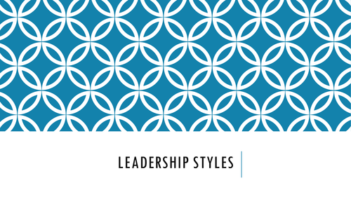 A Level Business Leadership Styles Activity | Teaching Resources