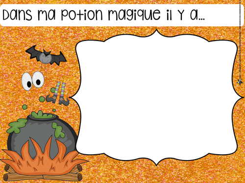 French Halloween Writing Activity and Bingo Cards | Teaching Resources