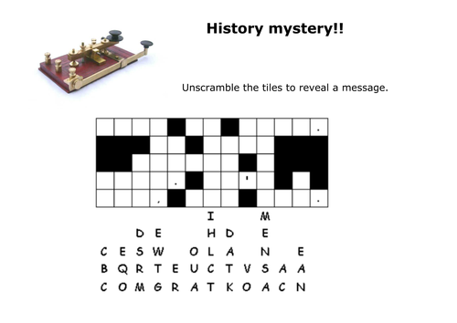 Titanic CQD puzzle Fallen Phrase Puzzle | Teaching Resources