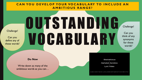 Ambitious Vocabulary | Teaching Resources