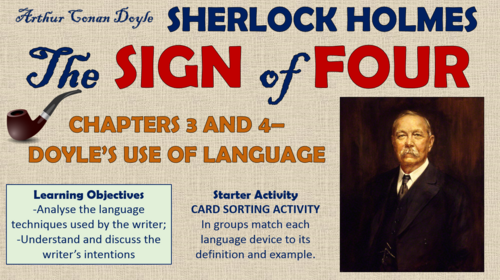 The Sign of Four - Doyle's Use of Language | Teaching Resources