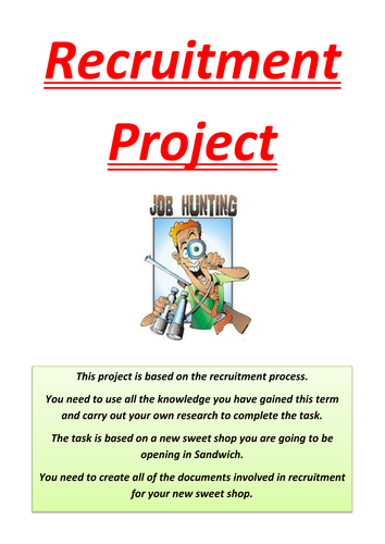 Recruitment Project | Teaching Resources