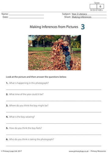 Making Inferences from Pictures 3 | Teaching Resources