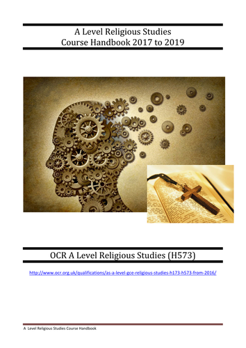 OCR RS A LEVEL COURSE BOOK Y1 and 2 | Teaching Resources
