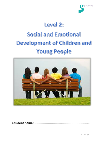 Social and Emotional Development Level 2 Childcare Gateway/ NOCN ...