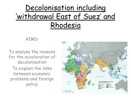 AQA A level modern Britain 1951-2007, Wilson's foreign policy ...
