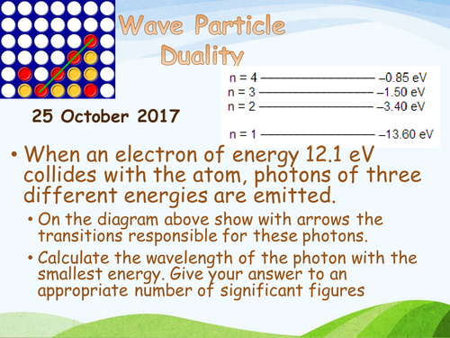 New AQA (2016) Year 1 Physics (AS) - Quantum Phenomena: Wave Particle ...