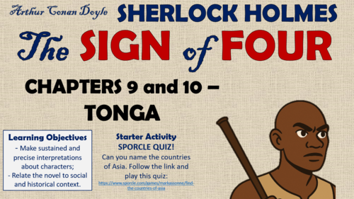 The Sign of Four - Tonga! | Teaching Resources
