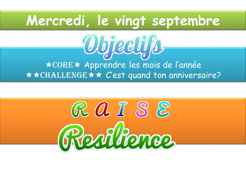 Year 7 Term 1 French | Teaching Resources