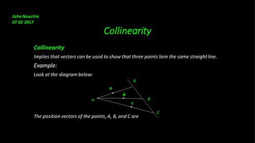 Collinearity | Teaching Resources