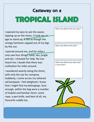 Using Colons and Semi-Colons! | Teaching Resources