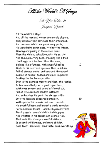 As You Like It - William Shakespeare Unit of Work | Teaching Resources