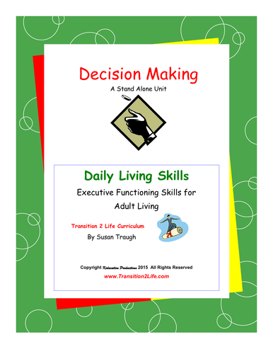 Decision Making Workbook-Daily Living Skills | Teaching Resources Decision Making Workbook-Daily Living Skills | Teaching Resources