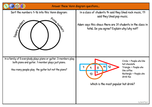 Venn diagrams and sets - 4 mixed questions - NEW Maths GCSE - Mastery ... Venn diagrams and sets - 4 mixed questions - NEW Maths GCSE - Mastery ...