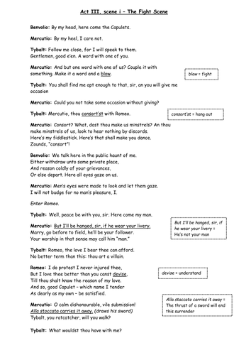Shakespeare's 'Romeo and Juliet' - Act 3 | Teaching Resources