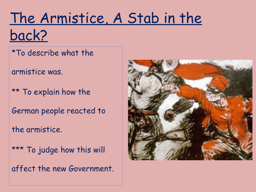 The Armistice | Teaching Resources