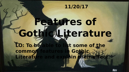 Gothic Literature Features using Harry Potter 'Three Brothers' Extract ...