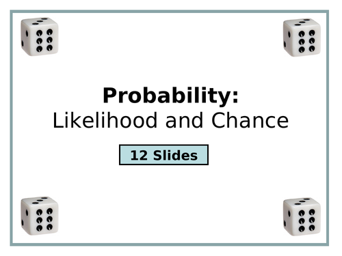 Probability PowerPoint + Investigation | Teaching Resources