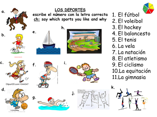 KS3 Spanish - FULL TOPIC - Sports and Free time - includes writing ...
