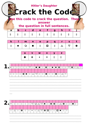 Hitler's Daughter - Crack the Code | Teaching Resources