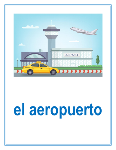 Lugares (Places in Spanish) Posters | Teaching Resources