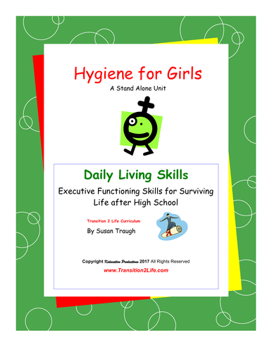 Hygiene for Girls Workbook-Daily Living Skills | Teaching Resources