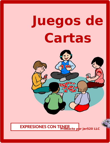 Expresiones con tener Spanish Card Games | Teaching Resources