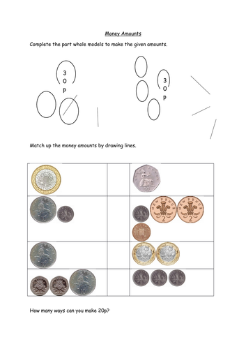 making-money-amounts-year-2-teaching-resources