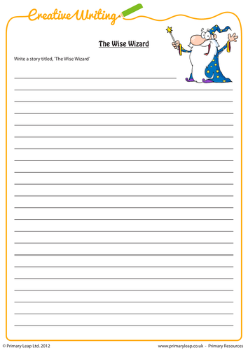 Creative Writing - The Wise Wizard | Teaching Resources