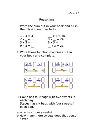 Multiplication and division reasoning MASTERY | Teaching Resources Multiplication and division reasoning MASTERY | Teaching Resources