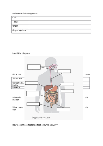 Organisation revision pack | Teaching Resources