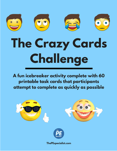 Awesome Icebreaker Game - The Crazy Cards Challenge Activity | Teaching ...