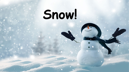 SNOW - Where does it come from? | Teaching Resources