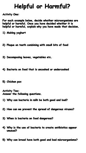 Year 6 Living Things - Microorganisms Lessons x2 | Teaching Resources