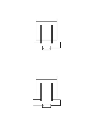 Simple electrolysis cell diagram | Teaching Resources