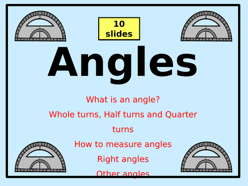 Angles - PowerPoint | Teaching Resources