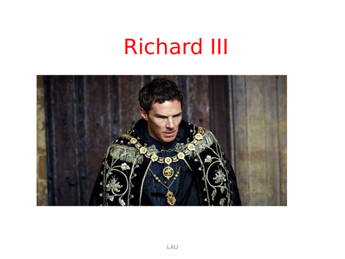 Richard III - Context and discussion of themes in the play | Teaching ...