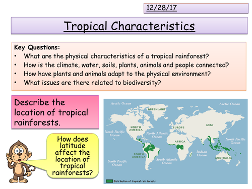 Tropical Rainforests Characteristics | Teaching Resources Tropical Rainforests Characteristics | Teaching Resources