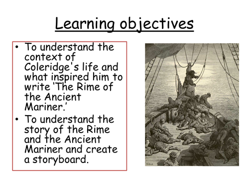 Rime of the ancient Mariner Ks3 | Teaching Resources