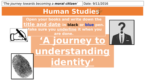Identity | Teaching Resources