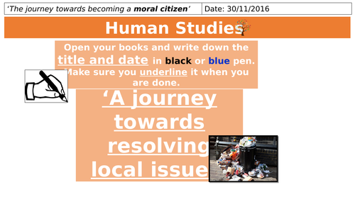 Local Problems | Teaching Resources