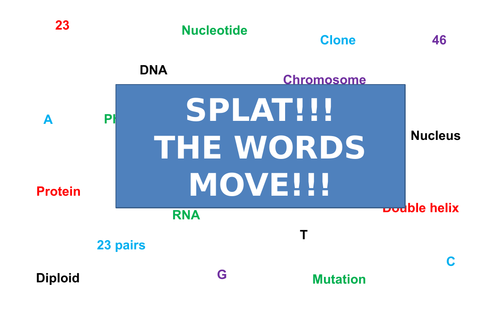 DNA Structure | Moving Splat!!! | Game | Revision | Teaching Resources