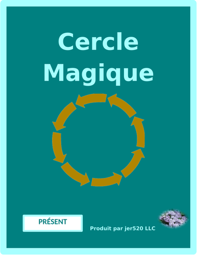 Present Tense Regular Verbs in French Cercle magique | Teaching Resources