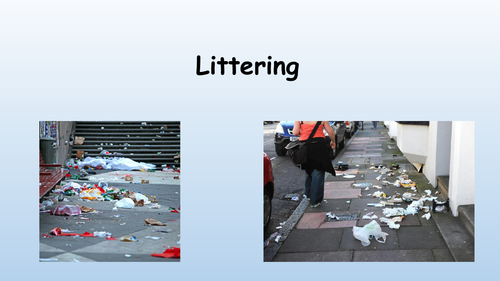 Littering | Teaching Resources