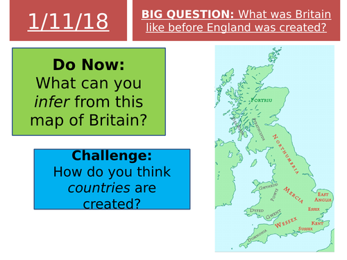 L1 - What was Britain like after the Romans left | Teaching Resources