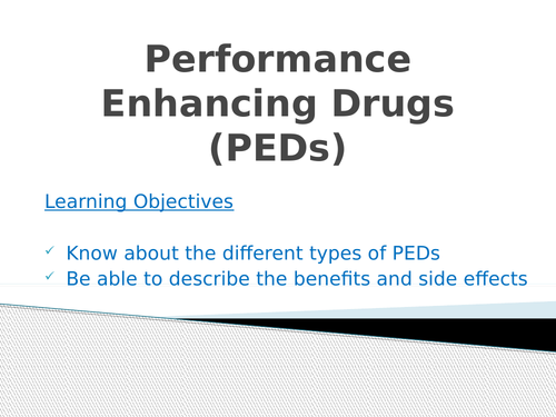 Complete lesson resources for teaching performance enhancing drugs ...