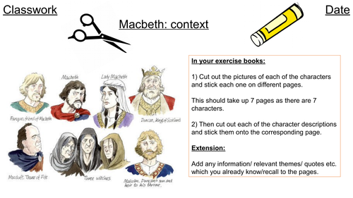Macbeth Context Lesson | Teaching Resources