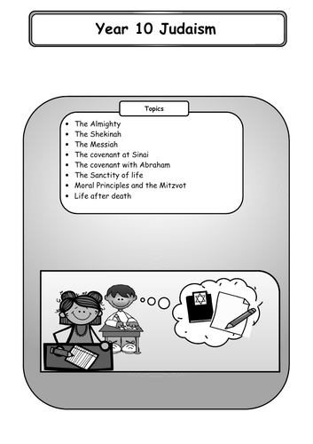 Judaism beliefs revision and work book | Teaching Resources